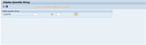 Mb55 Sap Tcode Display Quantity String