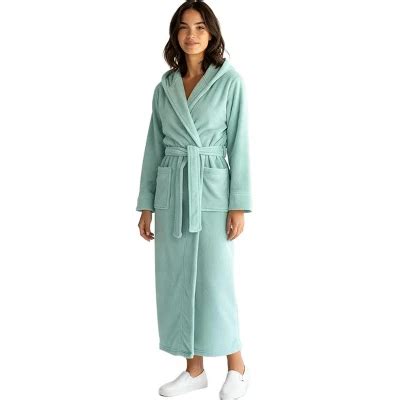 Adr Womens Robes Long Plush Bathrobe Womens Robe With Hood Hooded