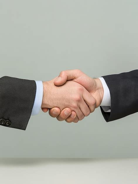 Business Handshake Two Professionals In Suits Symbolizing Agreement Partnership Success Co