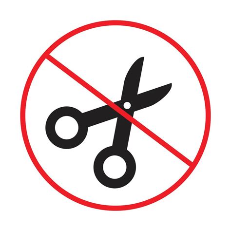 No Cutting Allowed Sign Safety Measure For Restricted Cutting Zones