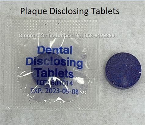 Plaque Disclosing Tablets In Orthodontic Treatment Clonmel Orthodontics