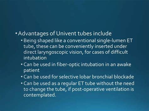 One Lung Ventilation Pptx