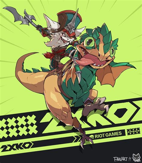 Kled And Skaarl League Of Legends And 1 More Drawn By Tuxedodecat