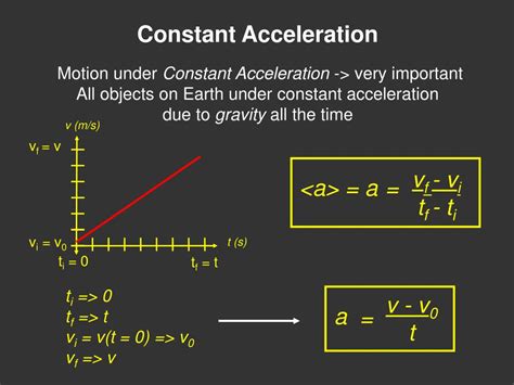 Ppt Lecture 3 1d Constant Acceleration And Free Fall Powerpoint