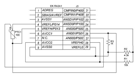 Design An Rtd Based Thermometer Using Adc And Op Amps Renesas Ra 20 Circuitbread