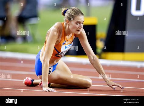 Budapest Maureen Koster After The Final Of The 5000 Meters On The Eighth Day Of The World