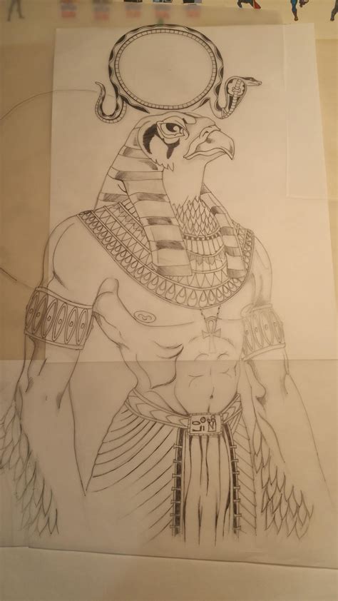 Egyptian God Ra Drawing Bastet And Amen Ra Our Beautiful Wall Art And