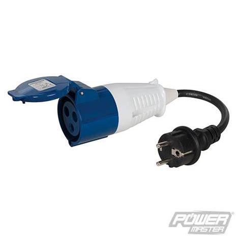 16a Schuko Plug To 16a Cee 230v Socket Fly Lead Cazaar