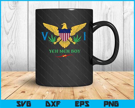 Us Virgin Islands Flag Yeh Meh Boy Vi Massive T Svg Png Files