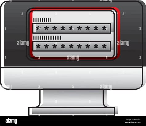 Screen Computer Password Login Access Stock Vector Image And Art Alamy