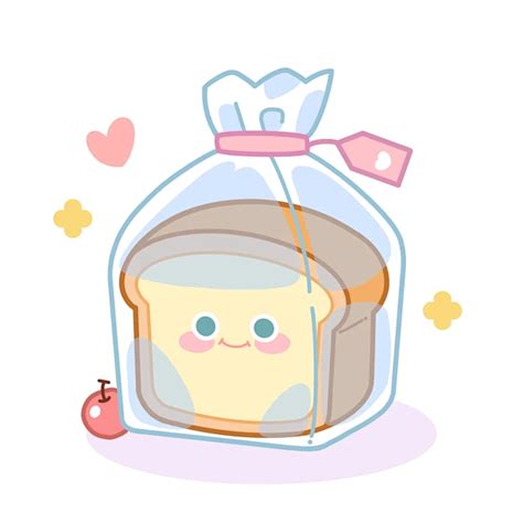 可爱面包 花瓣网