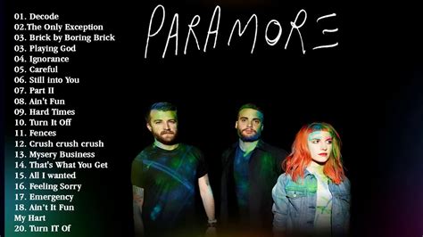 Paramore Greatest Hits 2020 Full Album The Best Of Paramore Playlist