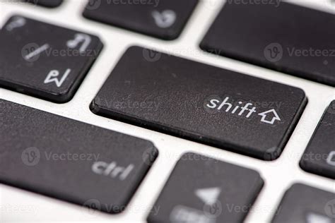 Black Shift Button Close Up Stock Photo At Vecteezy