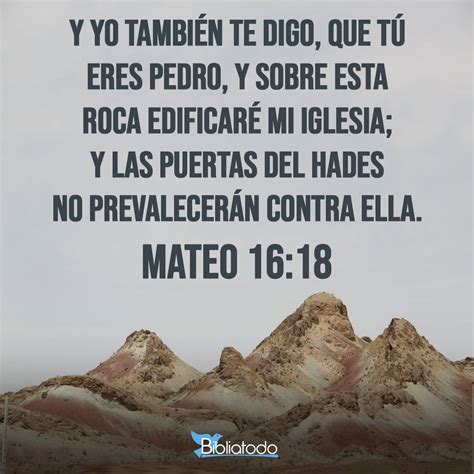 Mateo 1618 Referencias Cruzadas De La Biblia Conexiones Versículo A