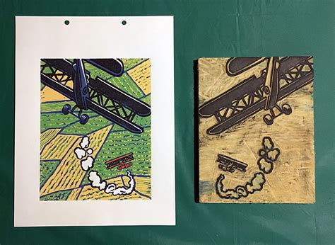 Reduction Printmaking With Linoleum