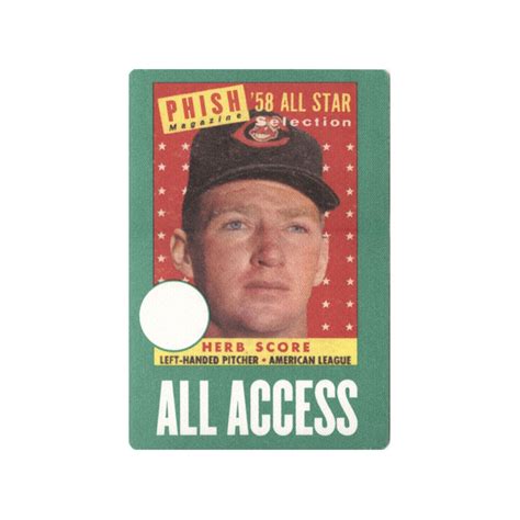 Phish 1998 The Story Of The Ghost Concert Tour Aa Backstage Pass Herb