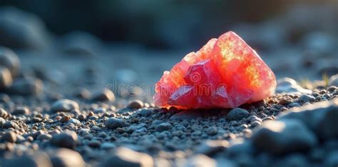 Large Halite Crystal Formation On A Rocky Surface Solitude Geology