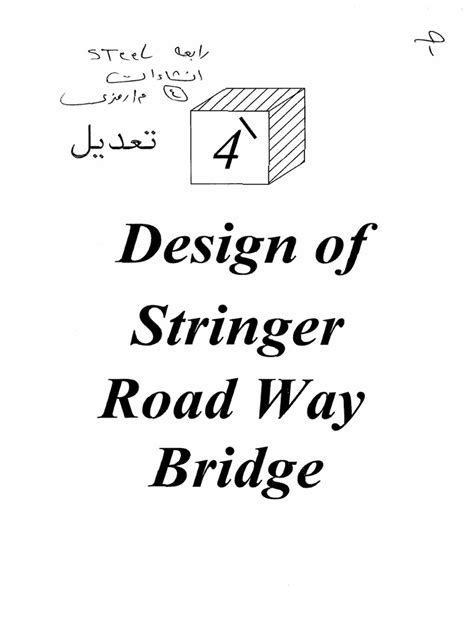 Bridges Design Of Stringers 2 Pdf