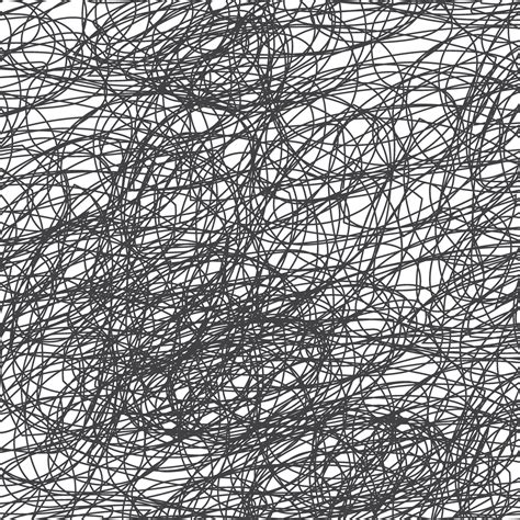 Modern Simple Abstract Seamlees Geometric Black Color Chaotic Line