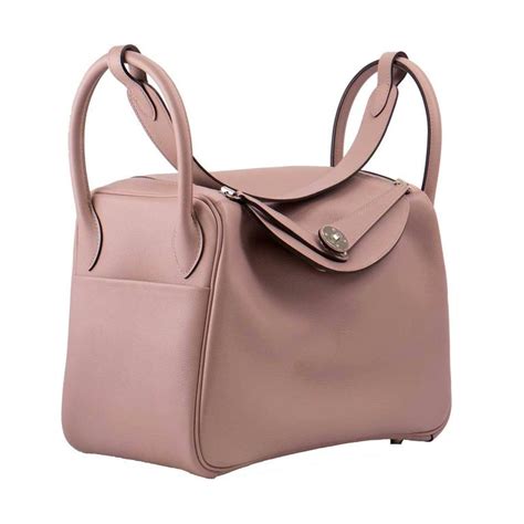 Hermes Lindy 30 Evercolor Glycine 4w Palladium Hardware At 1stdibs