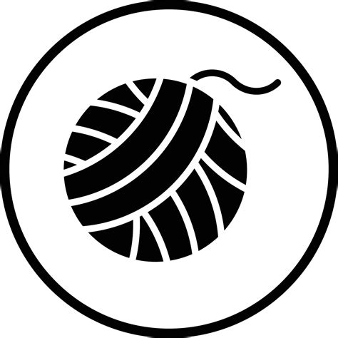 Yarn Ball Vector Icon Design 22801344 Vector Art At Vecteezy