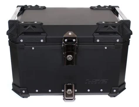 Baúl Ls2 B55 Litros Aluminio Negro Meses Sin Interés