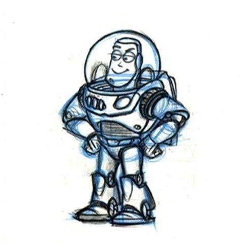 Colour Pencil Drawing Of Buzz Lightyear