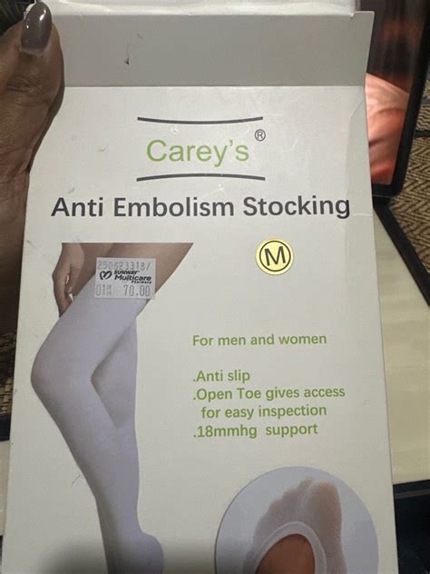 Anti Embolism Stockings Ted Stocking Health And Nutrition Medical Supplies And Tools On Carousell