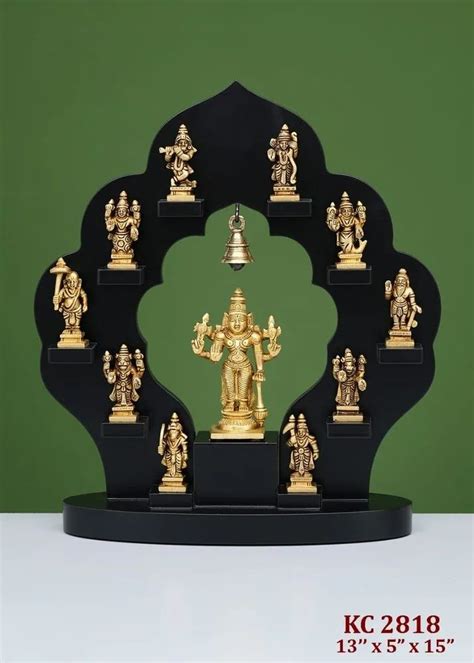Brass Dashavtar Vishnu Statue At ₹ 5500piece Brass Vishnu Statue In
