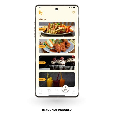 Premium Vector Food Restaurant App Menu Page Ui Kit Design