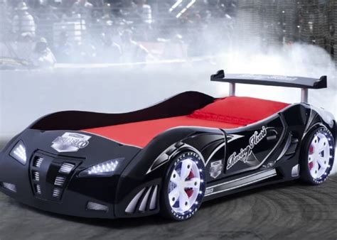 Sport Race Auto Kinderbed Racing Heart Zwart Kinderbedden