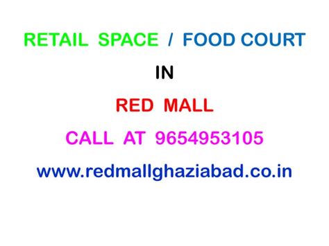 Red Mall Retail Entertainment Destination Ghaziabad Pdf