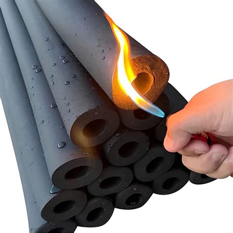 Self Sealing Pipe Insulation Fireproof Foam Pipe Wrap For Outdoor