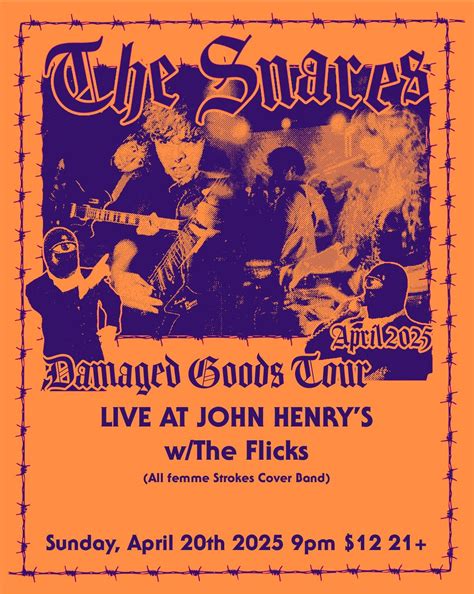 The Snares X The Flicks At John Henrys John Henrys Eugene 20 April 2025 Allevents