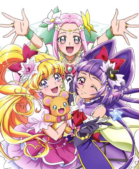 Safebooru 3girls D Absurdres Arms Up Asahina Mirai Black Gloves