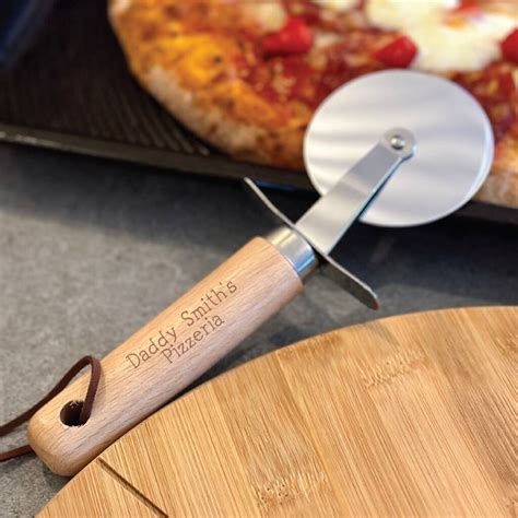 Personalised Pizzeria Pizza Cutter By The Alphabet T Shop
