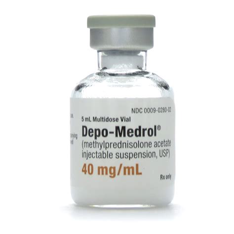 Depo Medrol® Methylprednisolone Acetate Injection Each Mcguff