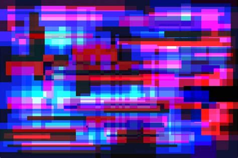 Attractive Background Glitch Effect Vector Free Download