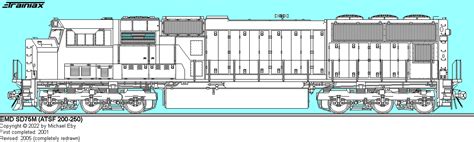 Atsf Emd Sd75m Base By Coolartist102010 On Deviantart