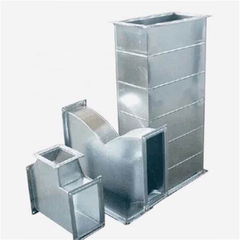 Galvanized Steel Air Duct Rectangular Duct For Air Conditioning Exhaust