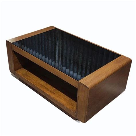 Teak Wood Rectangular Wooden Glass Top Coffee Table At ₹ 10000 Piece In Bengaluru