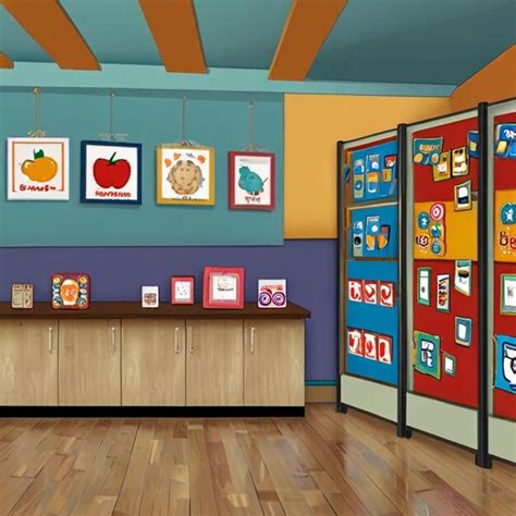 Premium Photo Empty Primary School Classroom