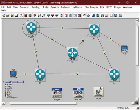 Network Configuration For OSPF Download Scientific Diagram