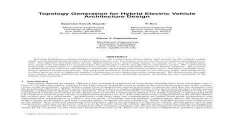 Pdf Topology Generation For Hybrid Electric Vehicle Dokumen Tips