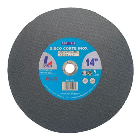 Disco De Corte Ferro Para Serra Policorte 14 Polegadas 355mm X 32mm Lotus 1816 Arcazul