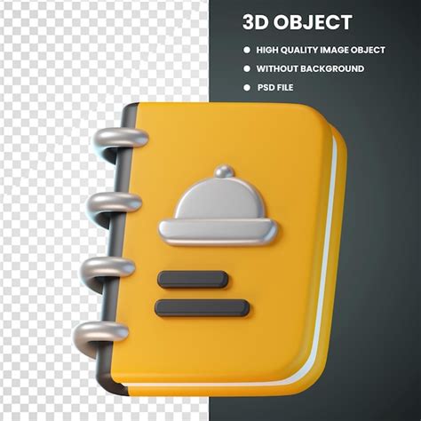 Premium Psd Menu Book