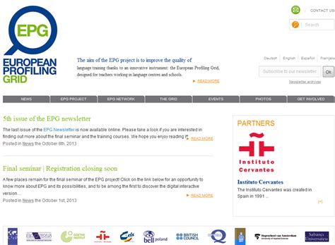 From Galicia To Project Epg European Profiling Grid For Language