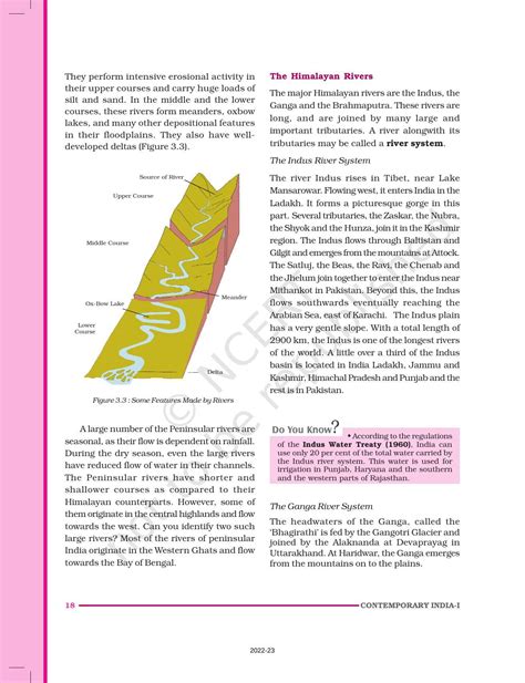 Ncert Book For Class 9 Geography Chapter 3 Drainage