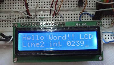 HD X Char LCD Interfacing With Microcontroller