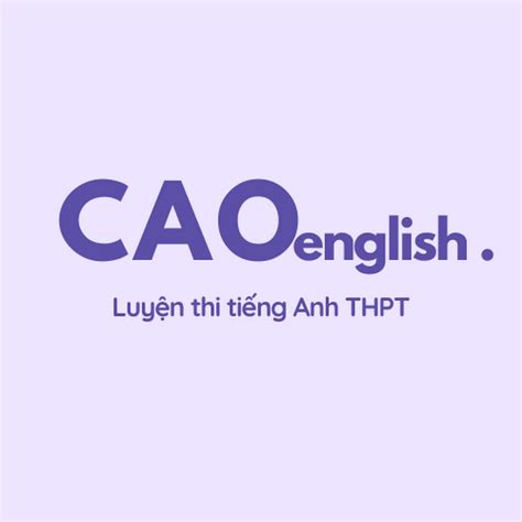 Cao English Youtube